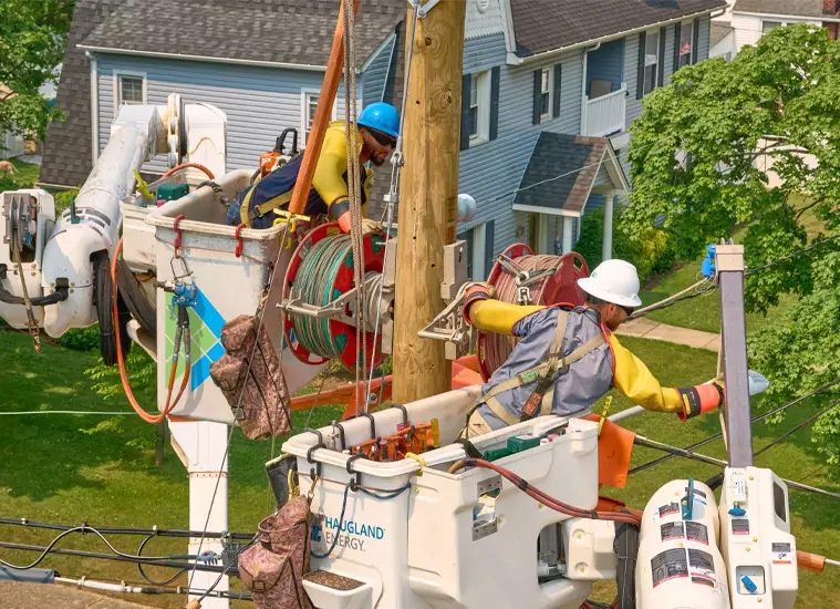 Overhead & Underground Electrical Distribution - Haugland Group